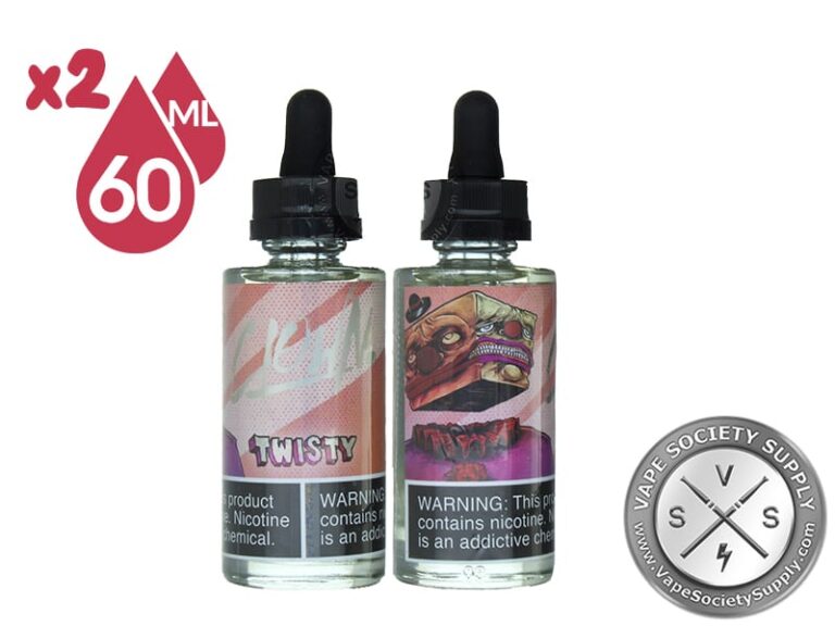 Twisty Ejuice by Clown Liquids 120ml (2x60ml) ⋆ Vape Juice ⋆ $0