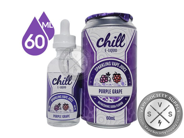 Purple Grape EJuice By Chill E-Liquid 60ml ⋆