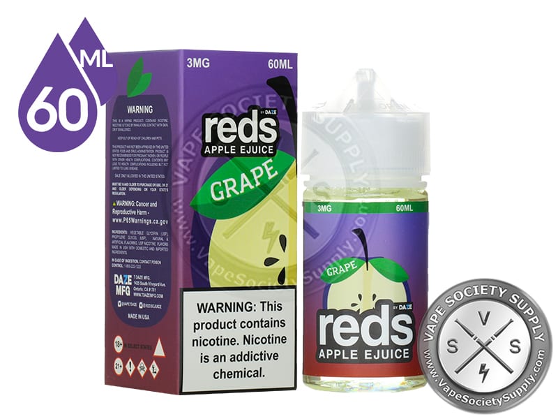 Grape Reds Apple Ejuice by Vape 7 Daze 60ml