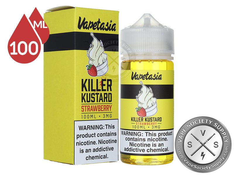 Killer Kustard Strawberry - Vapetasia 100ml ⋆ VapeSocietySupply ⋆ $12.99