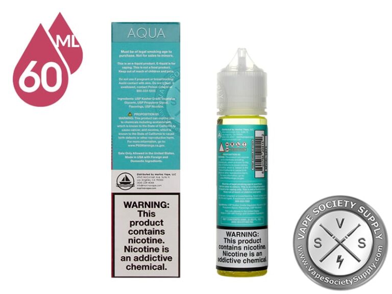 Pure by Aqua E-Juice 60ml - Strawberry, Apple, Watermelon Flavor