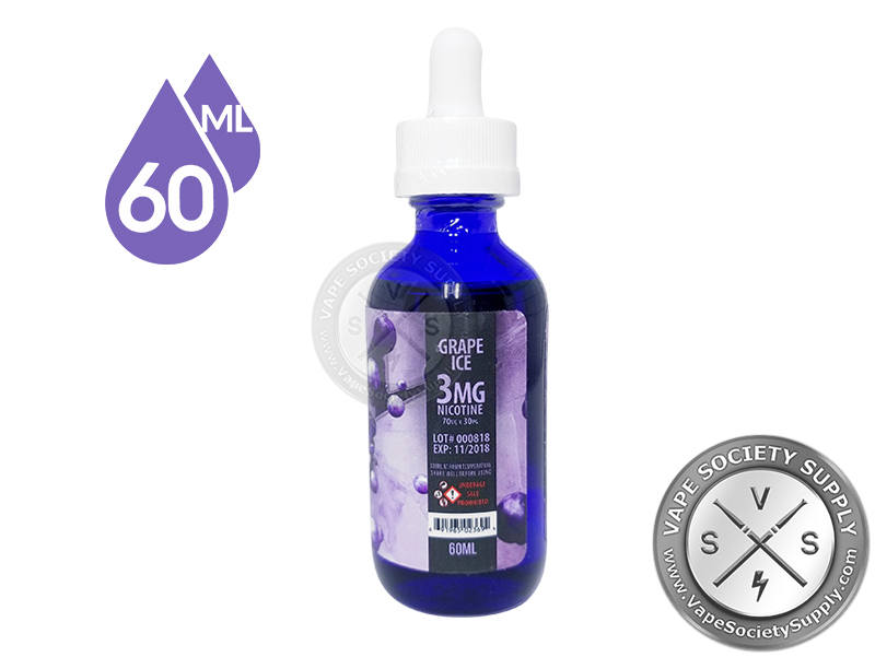 Grape Vape Juice Ice by Juice Roll Upz Ice 60ml Bottle