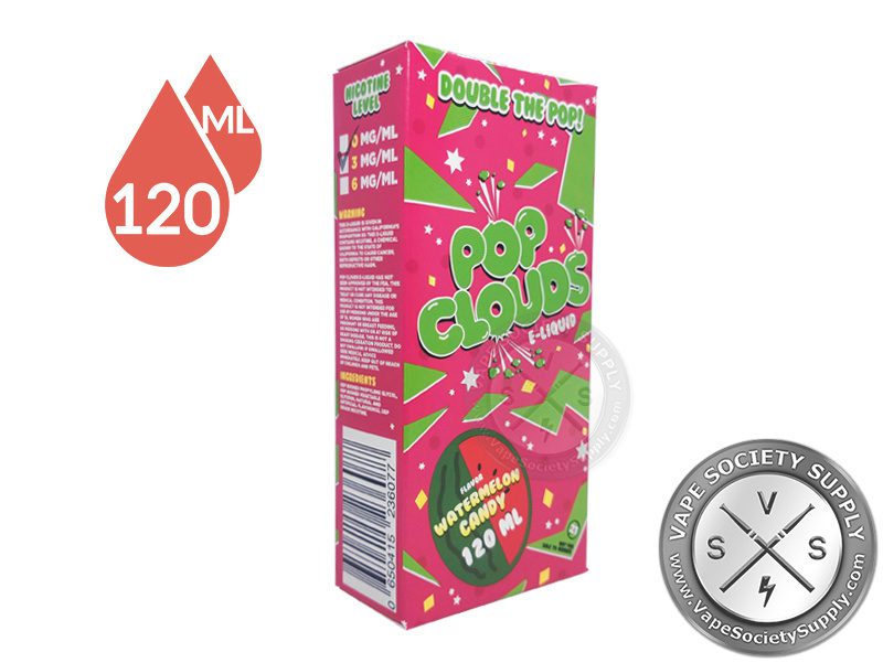 Watermelon Candy by Pop Clouds E-Liquid 120ml