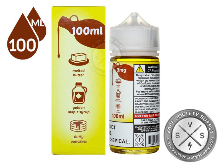 Golden Maple by The Pancake House 100ml ⋆ Vape Juice ⋆ $11.99
