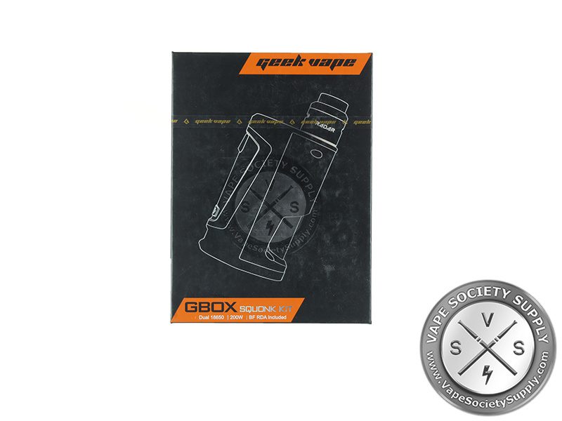 GeekVape GBOX 200W TC Squonk Kit • Vape Society Supply