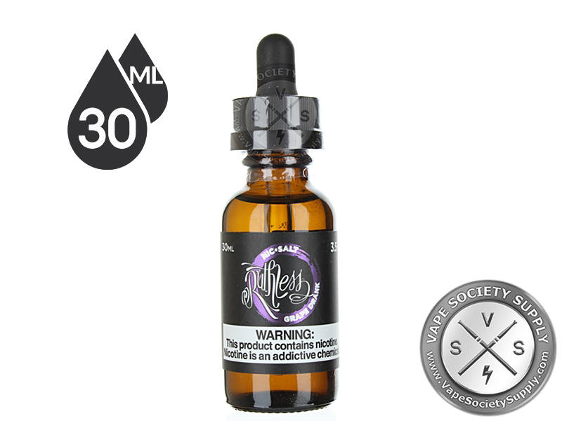 Grape Drank Nic Salt by Ruthless Nicotine Salt 30ml • Vape Society Supply