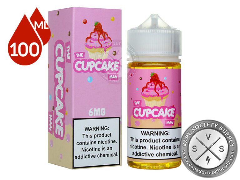 The Cupcake Man Strawberry by Vaper Treats 100ml ⋆ Vape Juice ⋆ $13.99