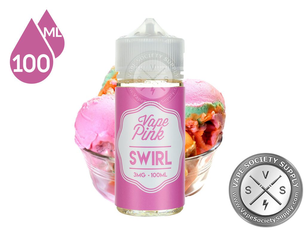 Swirl by Vape Pink Eliquid 100ml ⋆ VapeSocietySupply ⋆ $12.99