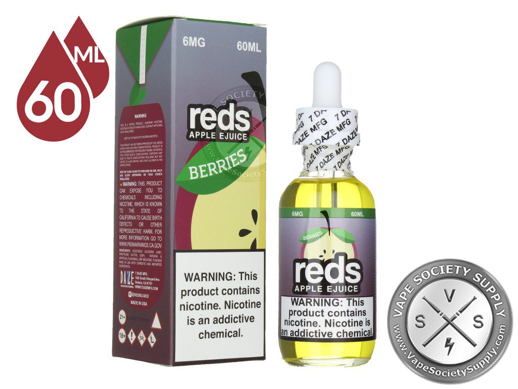 Berries Reds Apple E Juice - Vape 7 Daze ⋆ VapeSocietySupply ⋆ $14.94