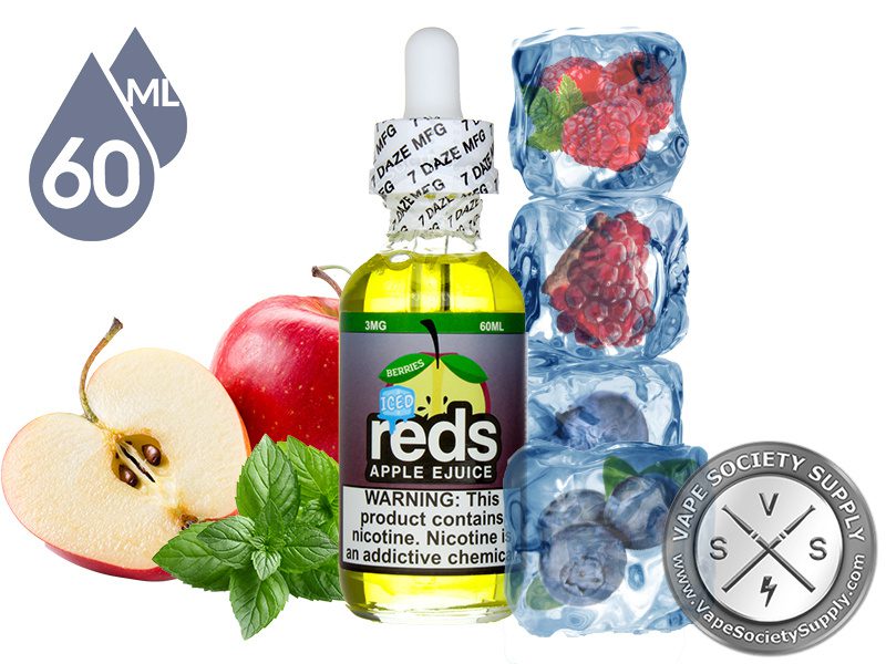 Berries Reds Apple Iced by 7 Daze 60ml | VapeSocietySupply