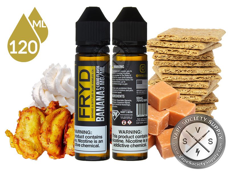 Banana FRYD 2x60ml Vape Juice ⋆ Vape Society Supply