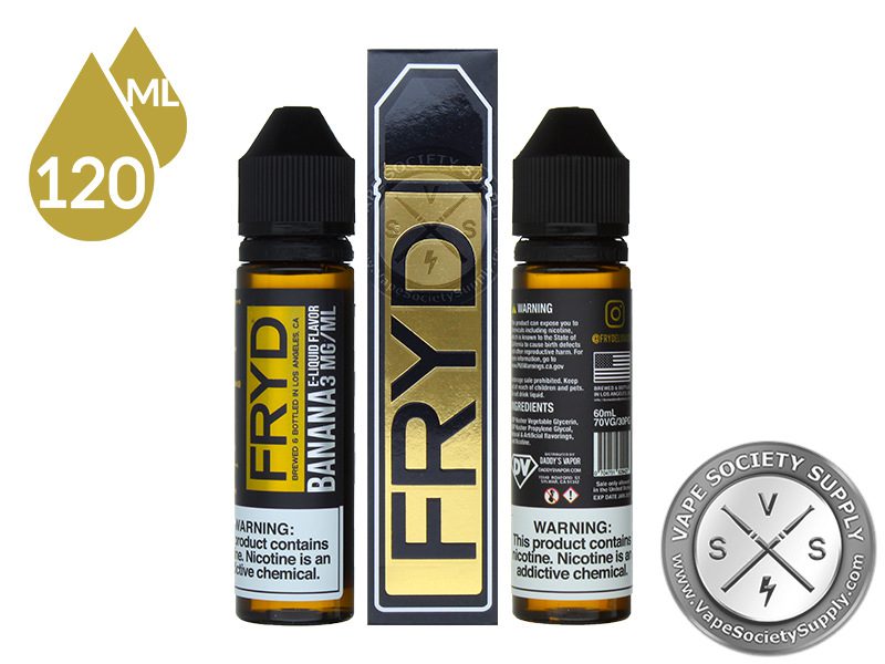 Banana FRYD 2x60ml Vape Juice ⋆ Vape Society Supply