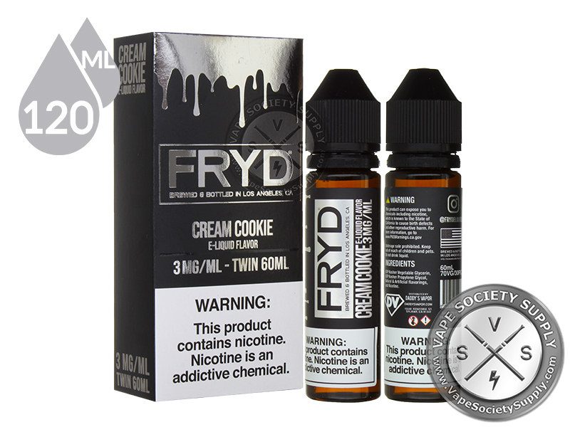 Cream Cookie FRYD 2x60ml Vape Juice ⋆ Vape Society Supply