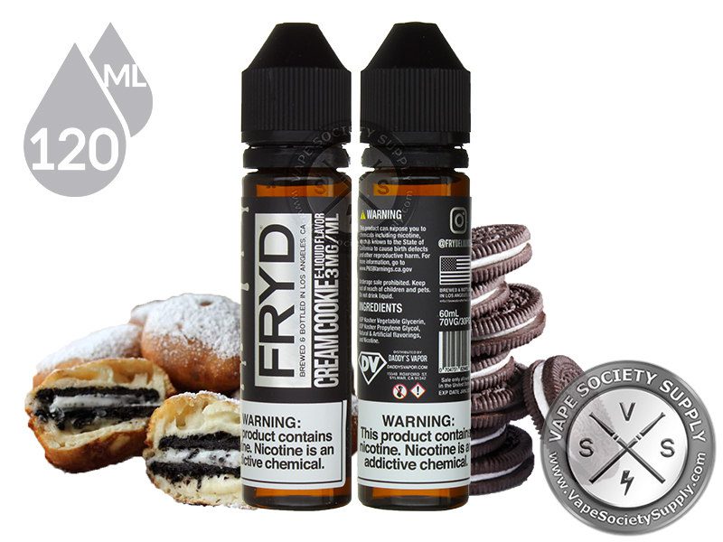 Cream Cookie FRYD 2x60ml Vape Juice ⋆ Vape Society Supply