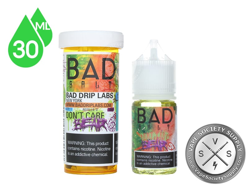 Don't Care Bear Salt - BAD SALTS Eliquid 30ml | VapeSocietySupply
