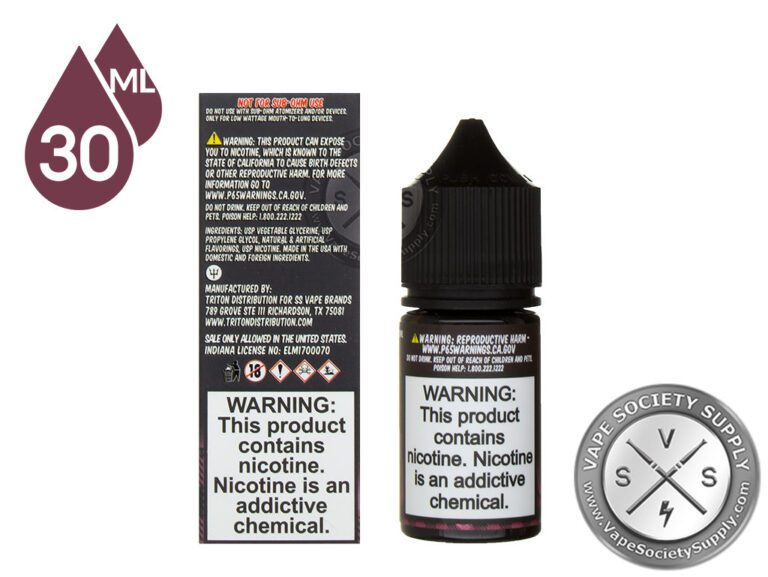 Raspberry JAM MONSTER SALT 30ml ⋆ $11.99