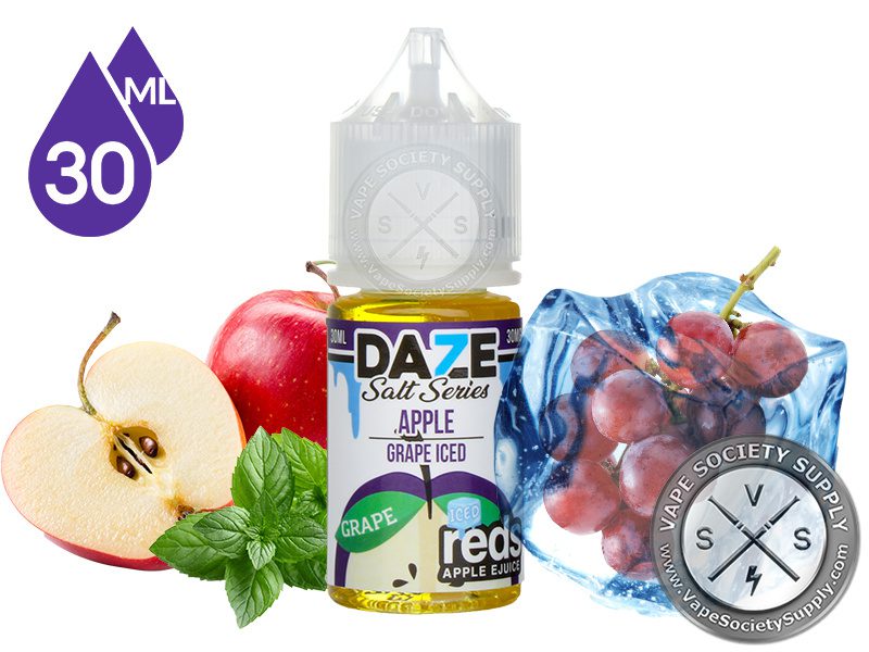 Reds Apple Grape Iced by 7 Daze Salt 30ml ⋆ $11.99