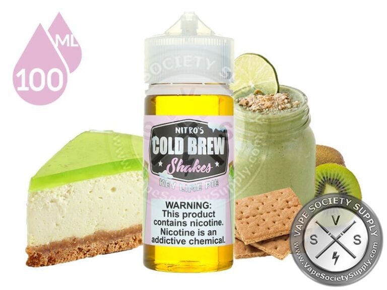 Key Lime Pie NITRO'S COLD BREW SHAKES 100ml ⋆ Vape Juice ⋆ $13.99