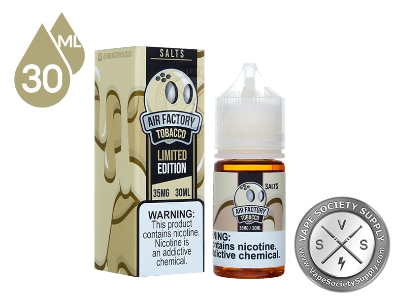 Tobacco by Salt Factory Eliquid 30ml | VapeSocietySupply