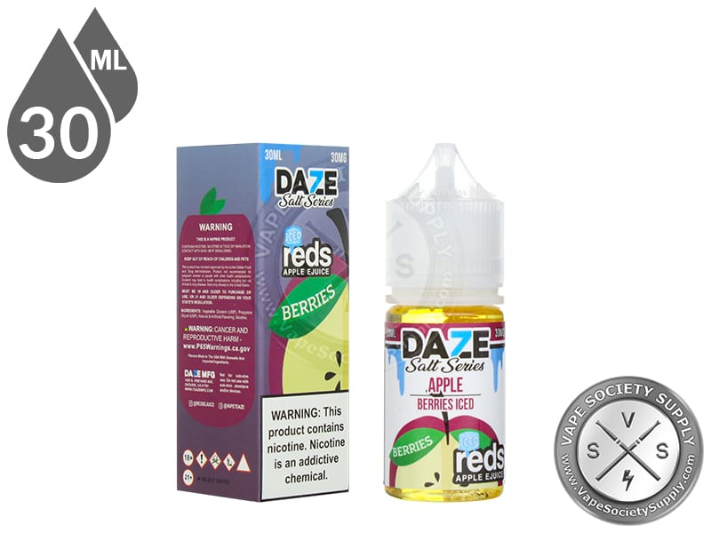 Reds Apple Berries Iced by 7 Daze Salt 30ml ⋆ $11.99