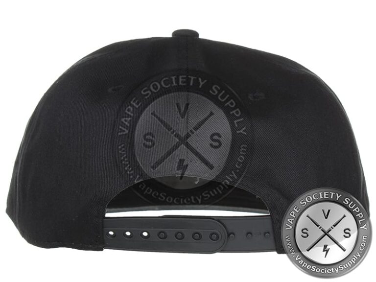 SMOK Snapback Caps White Logo ⋆ Vape Society Supply