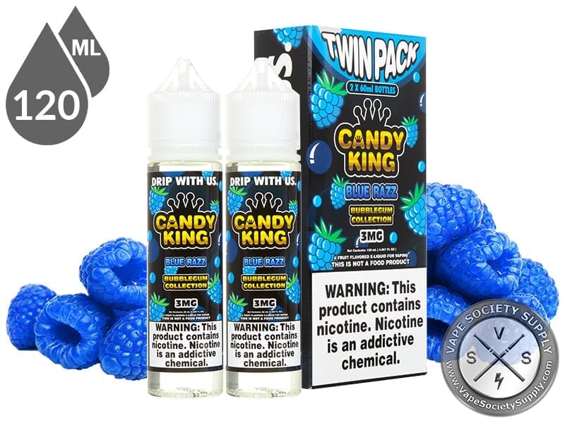 Blue Razz CANDY KING BUBBLEGUM COLLECTION 120ml