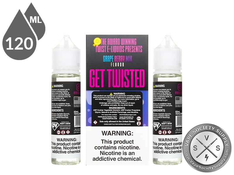 Grape Berry Mix By Berry Twist E-Liquids 120ml ⋆ $15.99