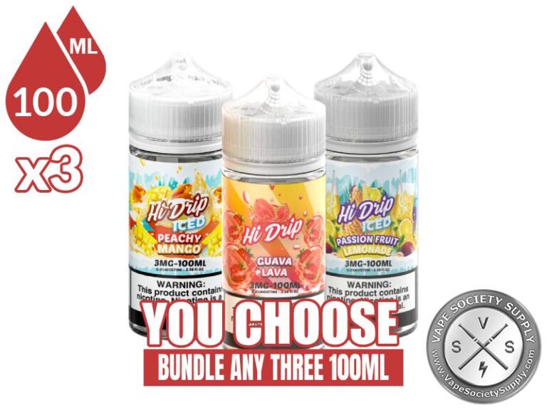 Hi Drip E-Juice Bundle 3x100ml (300ml)