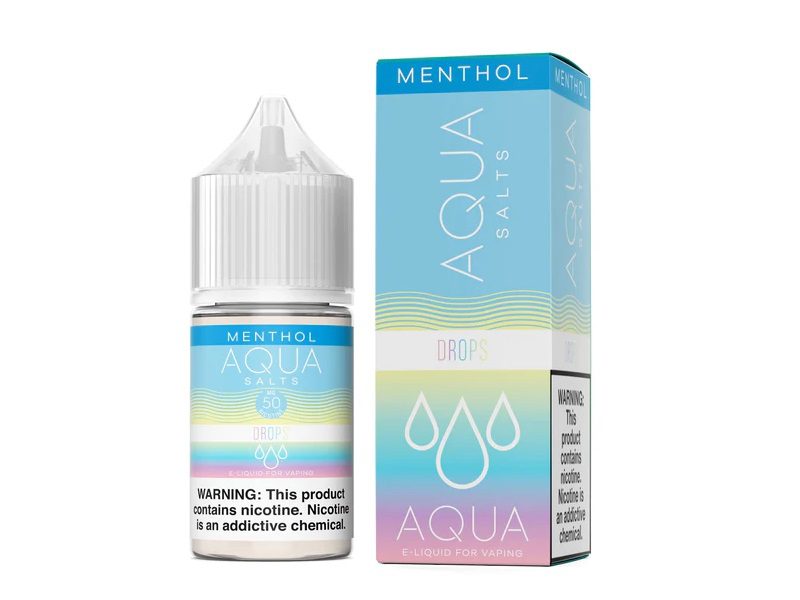 Drops MENTHOL AQUA Synthetic SALTS 30ml ⋆ $9.99
