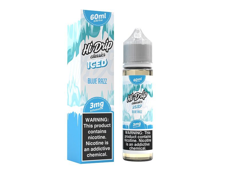 Blue Razz ICED HI DRIP CLASSICS 60ml ⋆ $9.99