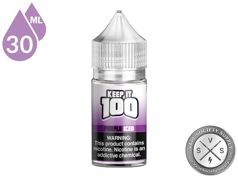 Purple ICED KEEP IT 100 SALTS 30ml ⋆ $9.99