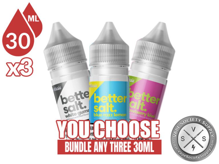 BETTER SALT BUNDLE 3x30ml (90ml) ⋆ Vape Society Supply