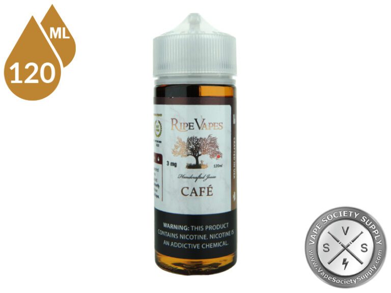 Café By Ripe Vapes E-Liquid 120ml ⋆ Vape Society Supply