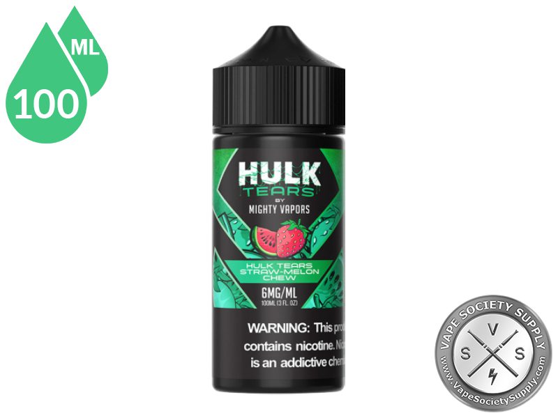 HULK TEARS Straw-Melon Chew ⋆ Vape Society Supply