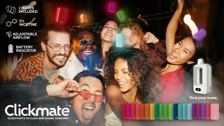7 Daze Clickmate 15000 Disposable Vape Kit ⋆ 15k Pufffs