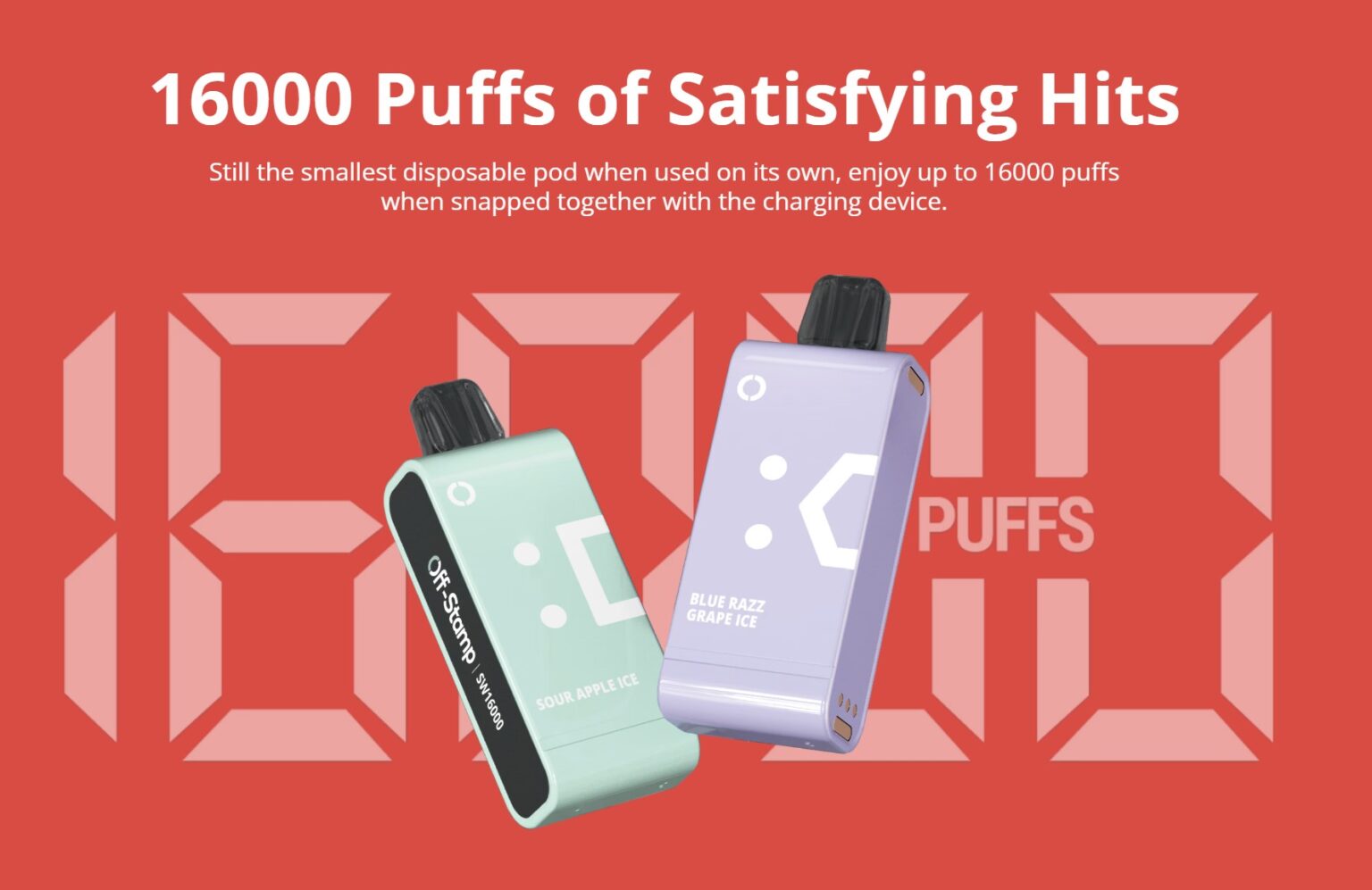 Off-Stamp SW16000 Disposable Vape | 16K Puffs ⋆ Vape Society Supply