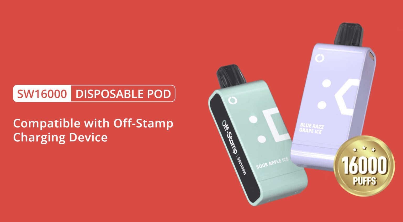 Off-Stamp SW16000 Disposable Vape | 16K Puffs ⋆ Vape Society Supply