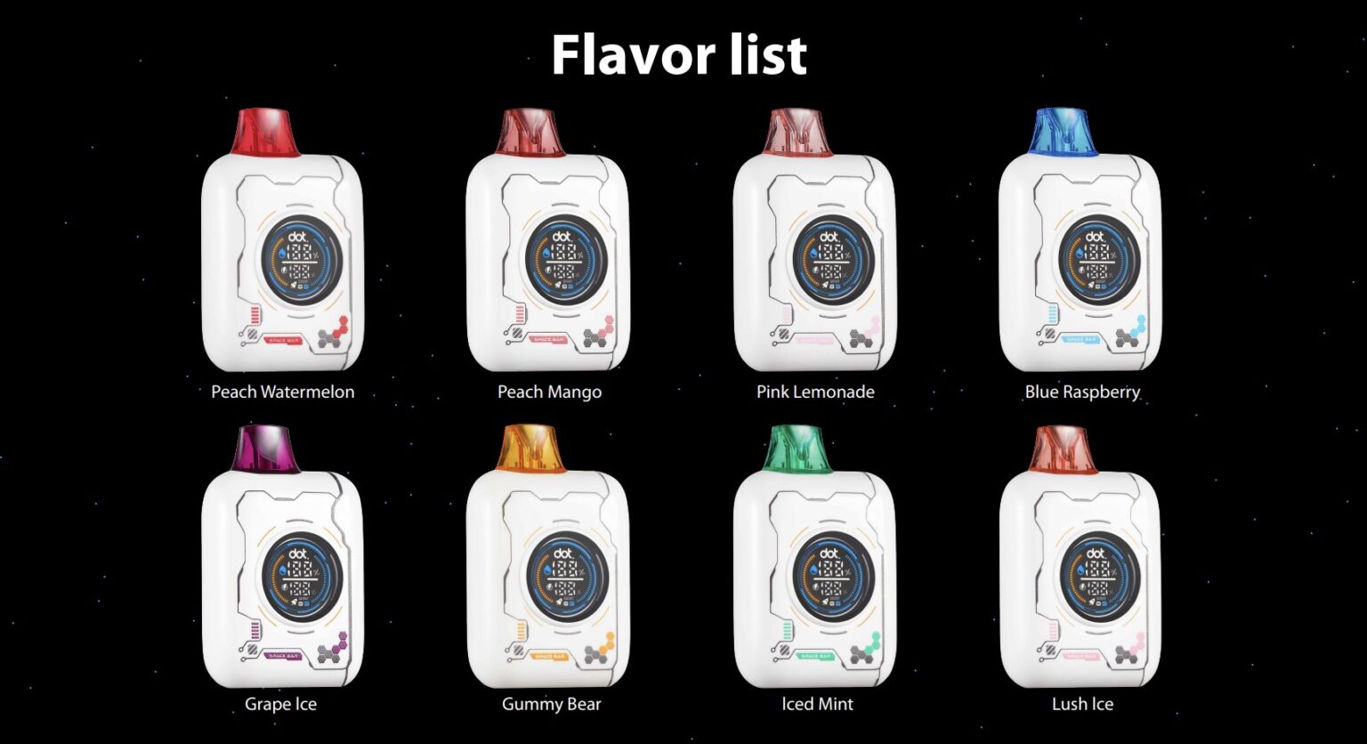 Space Bar Force 20K by dot. ⋆ Disposable Vape