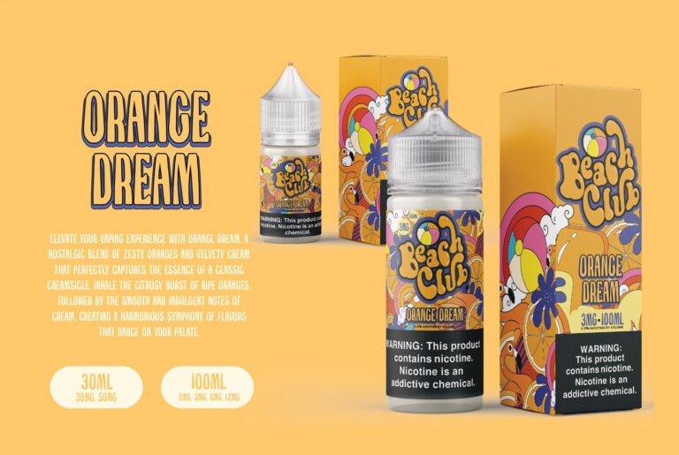 Orange Dream BEACH CLUB 100ml ⋆ Vape Society Supply